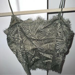 Intimates & Sleepwear | Nwt Army Green Crop Top Bra Incorporated | Poshmark